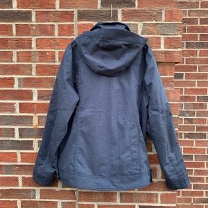 Nau | Jackets & Coats | Nau Navy Rain Jacket With Hood Large | Poshmark